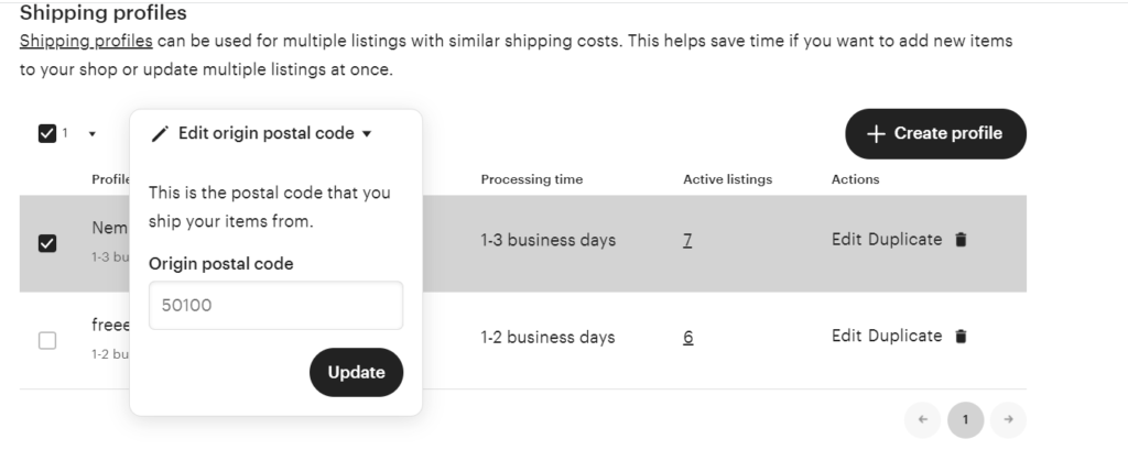 Etsy shipping profile: your ZIP code is invalid - causes & solutions