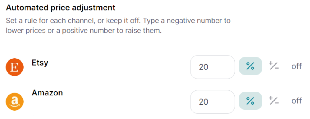 The pricing rules function